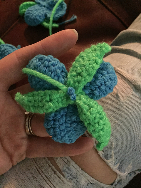 Ravelry: CraftyWhoot's Poppy Troll Flowers