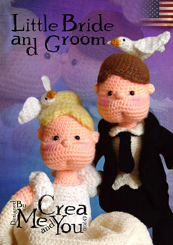 Ravelry: 16 - Little Bride and Groom pattern by Carola van Groen