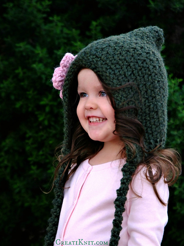 Ravelry: The Fairytale Pixie Hood pattern by CreatiKnit