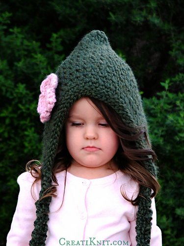 Ravelry: The Fairytale Pixie Hood pattern by CreatiKnit