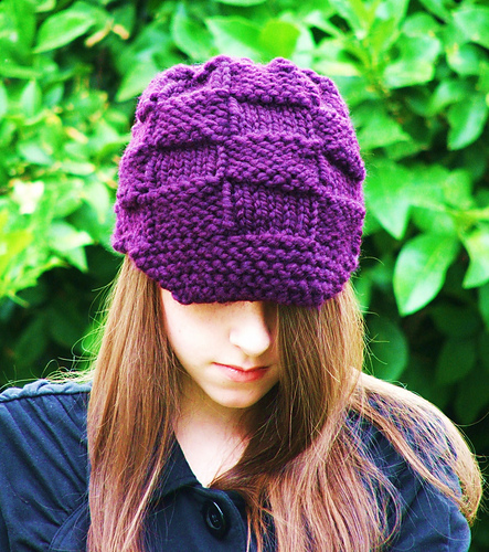 Ravelry: Enchanted Checkers Hat with or without brim pattern by CreatiKnit
