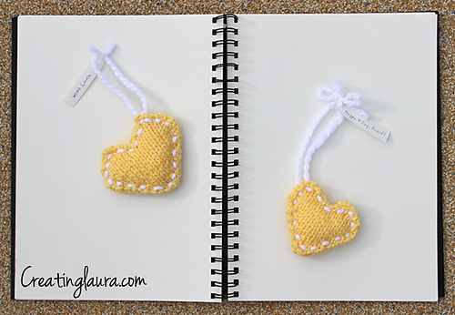 Ravelry: Hanging Heart pattern by Laura Doty