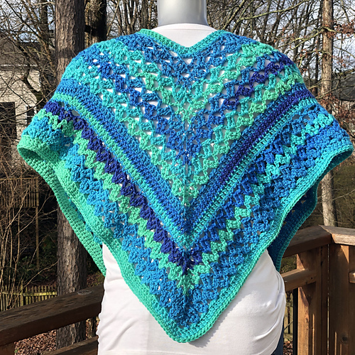 Ravelry: Cascading Waterfall Wrap pattern by Creations By Courtney
