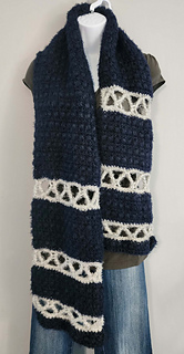 Ravelry: Puffy Peekaboo Scarf pattern by Corinna Colbert