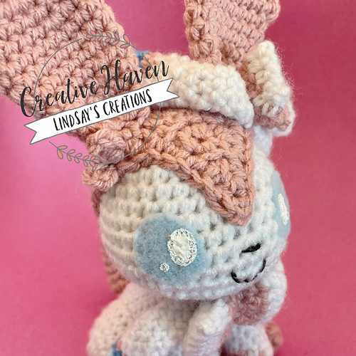 Ravelry: Sylveon Plush pattern by Creative Haven LC