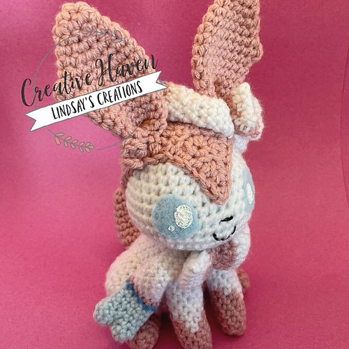 Ravelry: Sylveon Plush pattern by Creative Haven LC