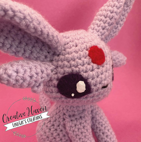 Ravelry: Espeon Plush pattern by Creative Haven LC