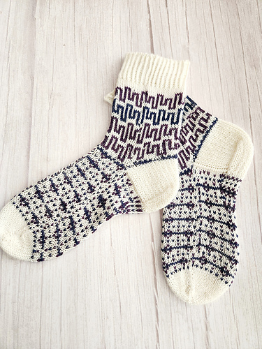 Ravelry: London Memories Socks pattern by Zanete Knits