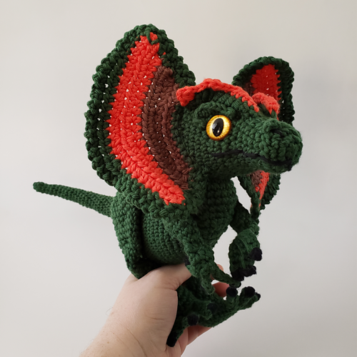 Ravelry: Dexter the Dilophosaurus Dinosaur Amigurumi pattern by Charlyn ...