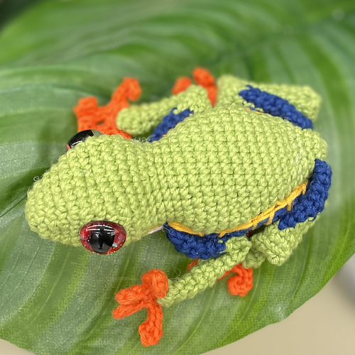 Ravelry: Ruby the Red Eyed Tree Frog pattern by Charlyn Smith