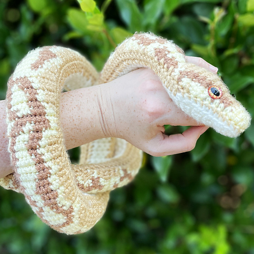 Ravelry: Betty the Ball Python Snake pattern by Charlyn Smith