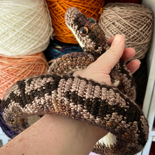 Ravelry: Betty the Ball Python Snake pattern by Charlyn Smith