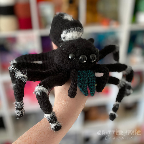 Ravelry: Scoot the Jumping Spider Amigurumi pattern by Charlyn Smith