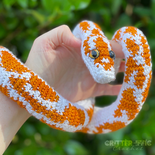 Ravelry: Betty the Ball Python Snake pattern by Charlyn Smith