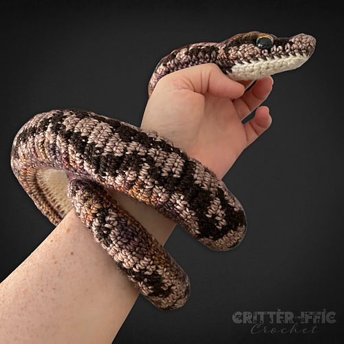 Ravelry: Betty the Ball Python Snake pattern by Charlyn Smith