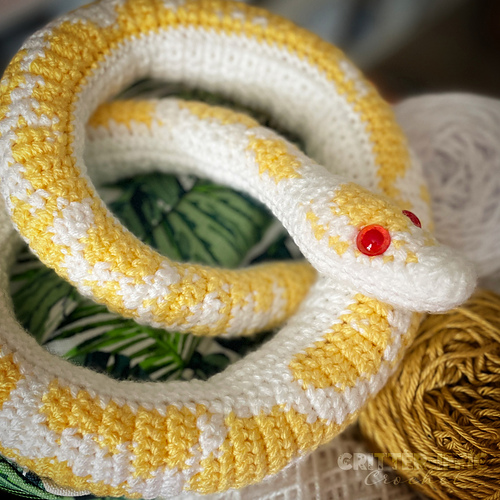 Ravelry: Betty the Ball Python Snake pattern by Charlyn Smith