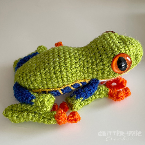 Ravelry: Ruby the Red Eyed Tree Frog pattern by Charlyn Smith