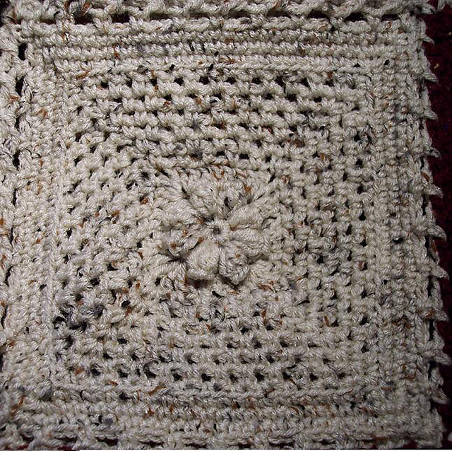 Ravelry: Simple and Elegant Charm 8" Square pattern by Julee Fort