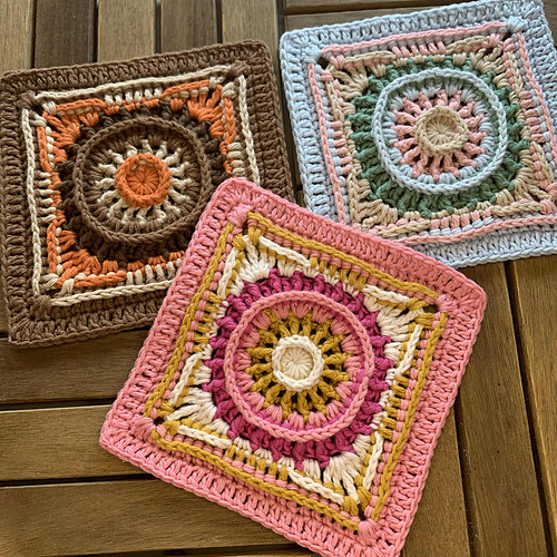Ravelry: Ice cream granny square pattern by Helga B Mandl
