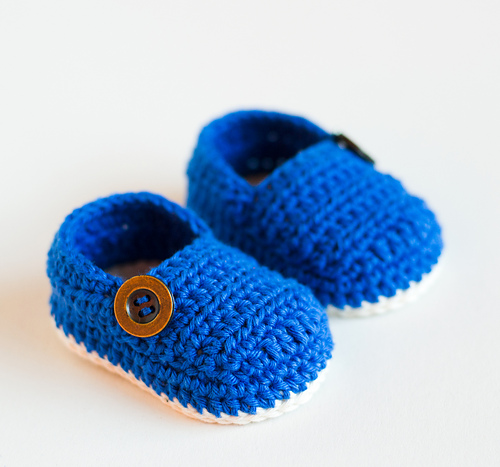 Ravelry: Crochet Baby booties - Grandpa Slippers pattern by Croby ...