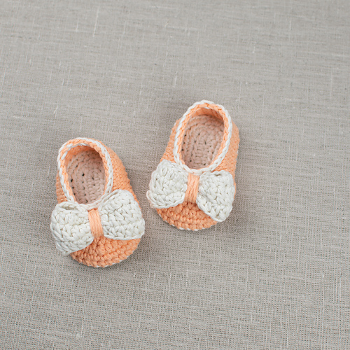 Ravelry: Baby Booties/Flats - Orange Pumpkin pattern by Croby Patterns ...
