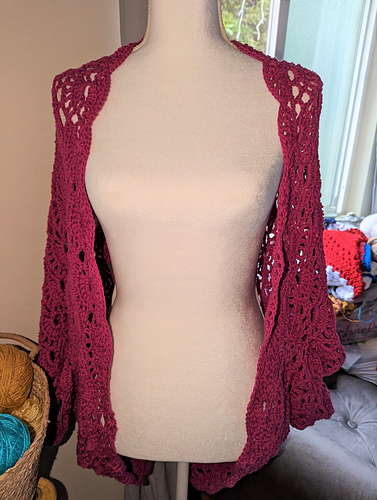 Ravelry: Passion Crochet Lace Shrug pattern by Kiri Y.