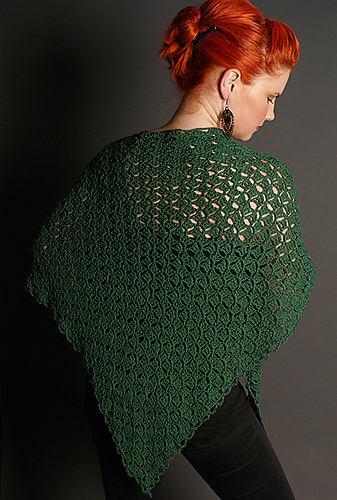 Ravelry: Box Stitch Lace Triangle Shawl pattern by Corinne Freeman