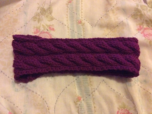 Ravelry: Easy Cable Ear Warmer pattern by Nicole Ann