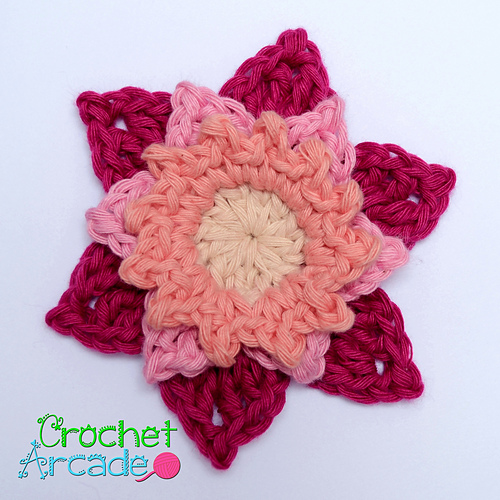 Ravelry: Fantasy Star Flower Crochet pattern by Aneta Izabela