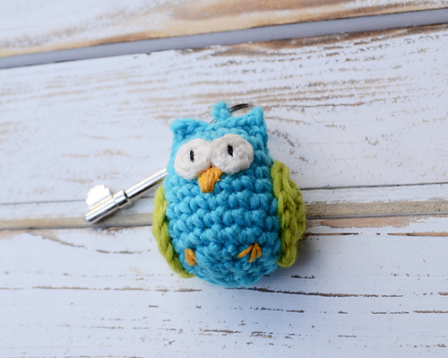 Ravelry: Crochet Owl Key Ring pattern by Aneta Izabela