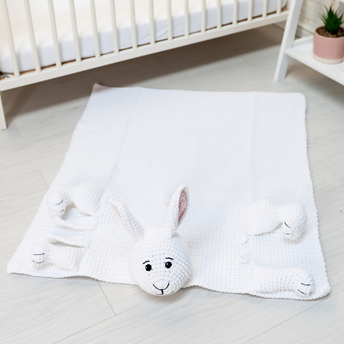 Ravelry: Cuddle and Play Bunny Blanket pattern by Aneta Izabela