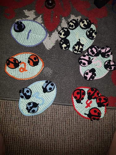 Ravelry: Ladybug Counting Game pattern by Crochet by Coraggio