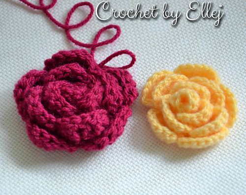 Ravelry: Chiniese Rose. 3D flower pattern by Elena Kozhukhar
