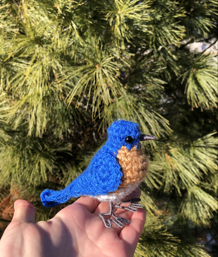 Ravelry: Eastern Bluebird Amigurumi Bird pattern by CrochetCartel Co