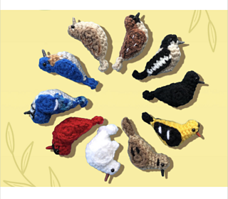 Ravelry: Tiny Birdies Collection | 10 Garden Birds pattern by ...