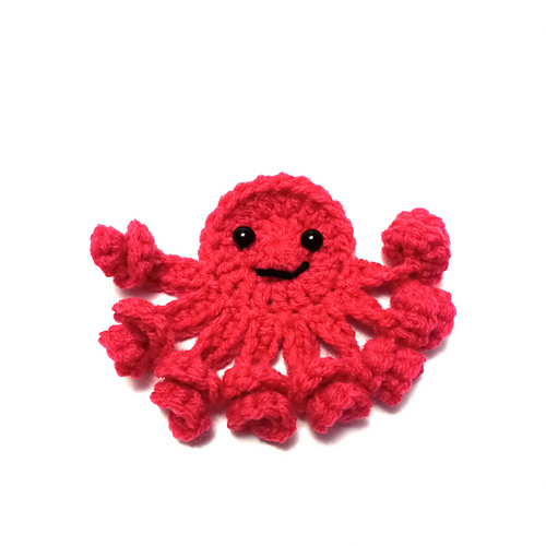 Ravelry: Octopus Applique pattern by Dani West