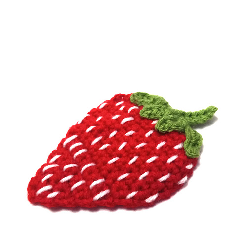 Ravelry: A Strawberry Coaster pattern by Dani West