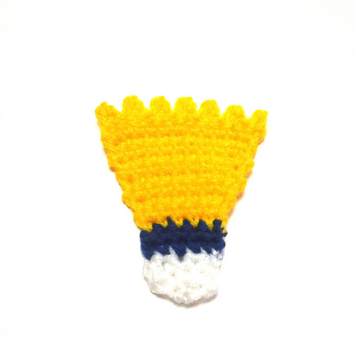 Ravelry: Badminton Birdie Coaster pattern by Dani West