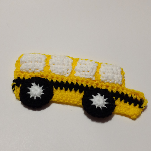 Ravelry: School Bus Applique pattern by Dani West