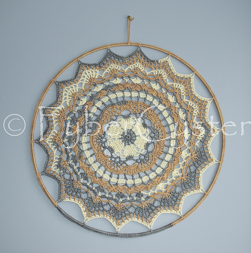 Ravelry: July Mandala pattern by Karin Åshammar/Virklust