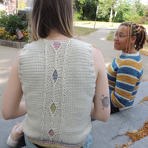 Ravelry: Varsity Vest pattern by Jess D Bennett