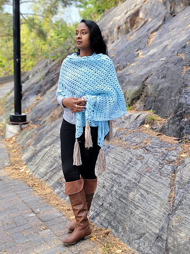 Ravelry: Autumn Ivy Wrap pattern by Rebekah Hass