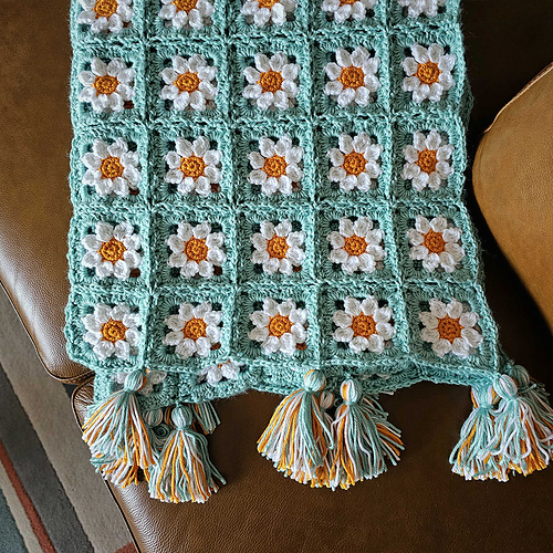 Ravelry: Daisy Squares Throw pattern by Andee Graves