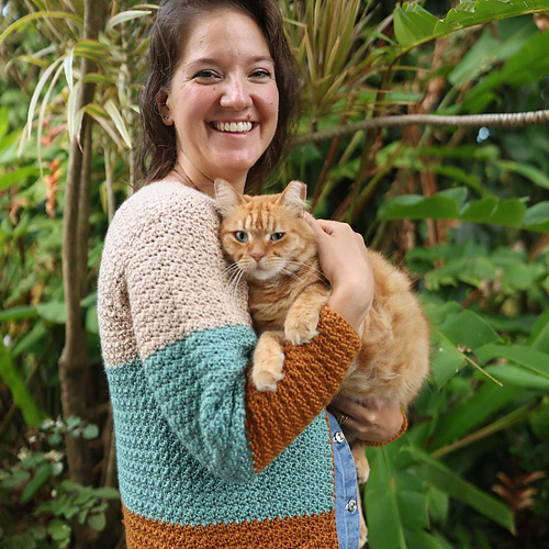 Ravelry: Wide Stripe Colorblock Cardigan pattern by Carol L Hladik