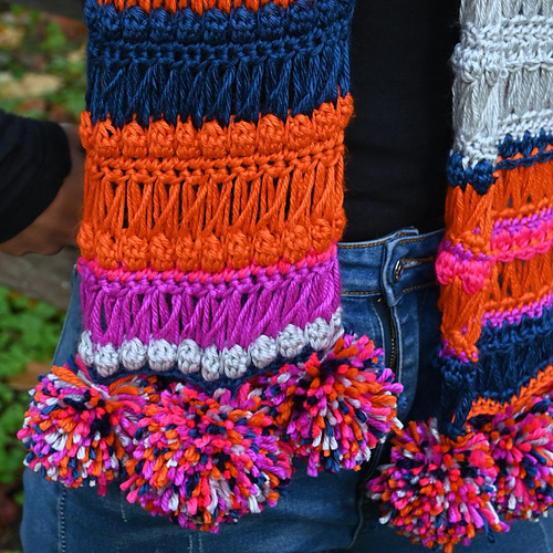 Ravelry: Winter Whimsy Temperature Scarf pattern by Erin Ellis