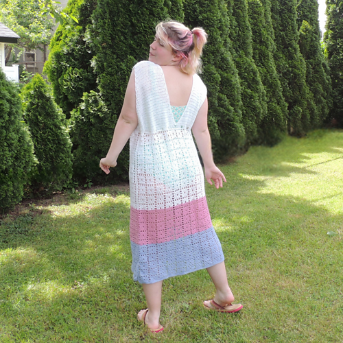 Ravelry: Cotton Candy Beach Cover-Up pattern by JusBeeCreations