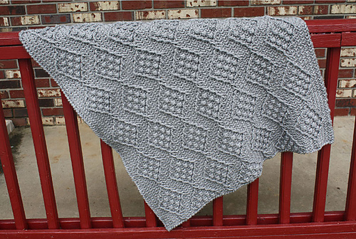 Ravelry: Diamond Slate Afghan pattern by Lisa Naskrent