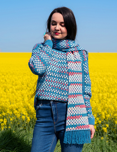 Ravelry: Stained Glass Jumper pattern by Ana-Maria