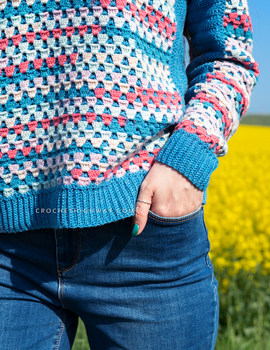 Ravelry: Stained Glass Jumper pattern by Ana-Maria