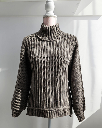 Ravelry: No Slip Stitch Given Sweater pattern by Ana-Maria
